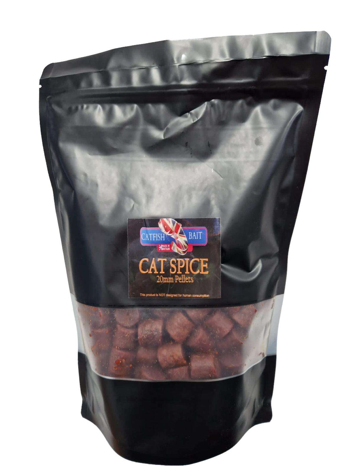 Cat Spice Pellets 22mm - Catfish Bait Uk